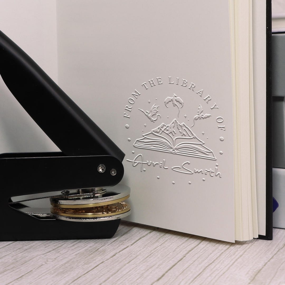Library Embosser | Customized Any Logo Embosser| Personalized Embosser ...