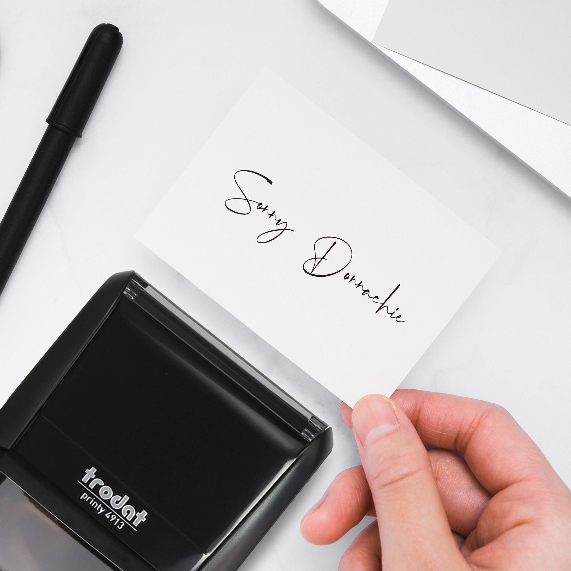 Personalized SIGNATURE STAMP, Personalized Name Stamper, Custom Stamp ...