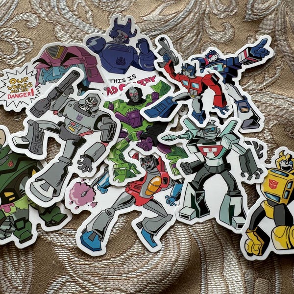 Transformers Sticker - Etsy