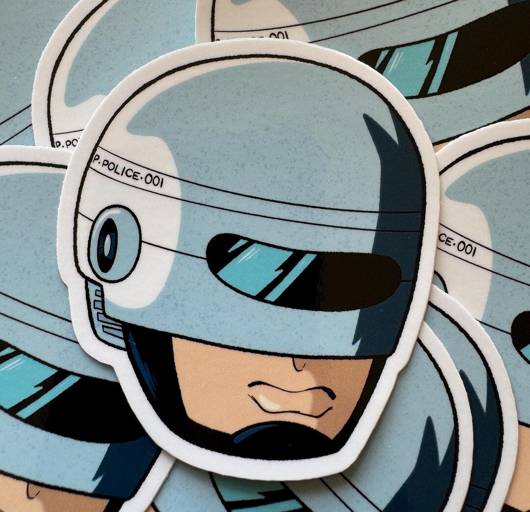 Robocop Vinyl Sticker/decal - Etsy