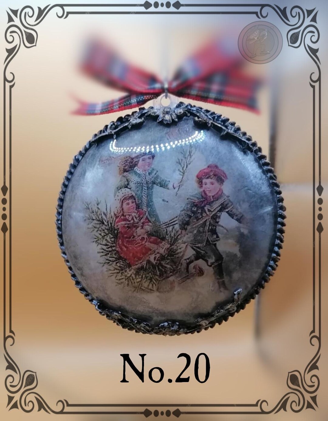 No.20 Children Playing, Seasonal Bauble, Christmas Bauble , Christmas ...