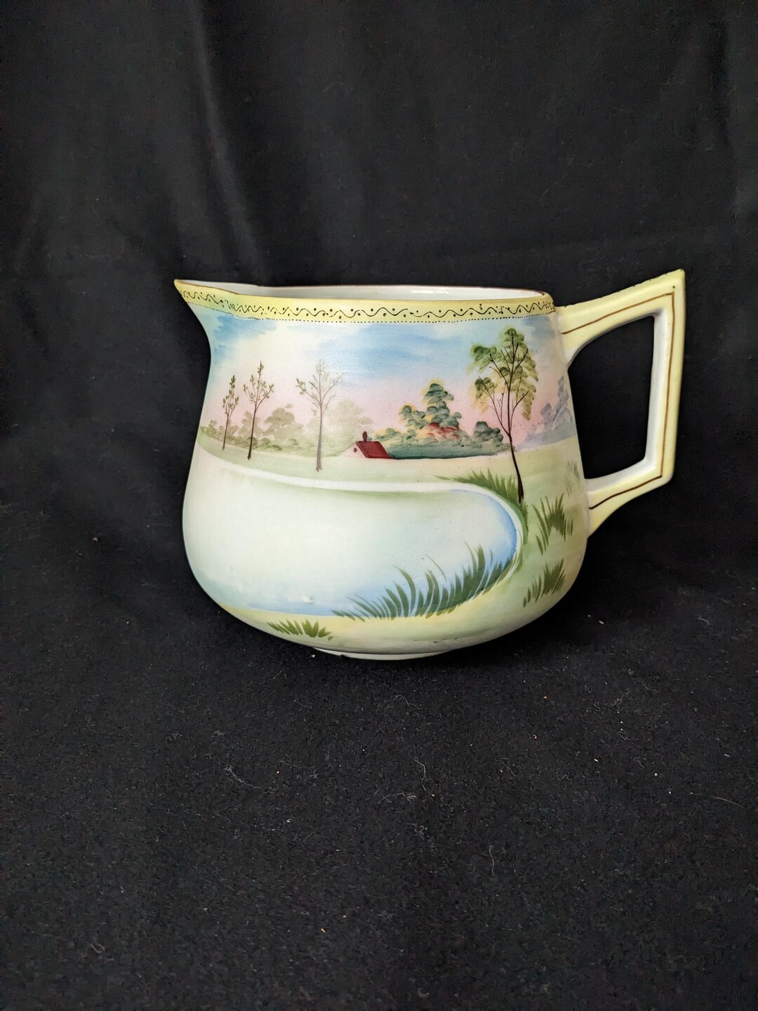 Antique 1920s Hand-painted Nippon Pitcher and Cup (8) Set - Etsy