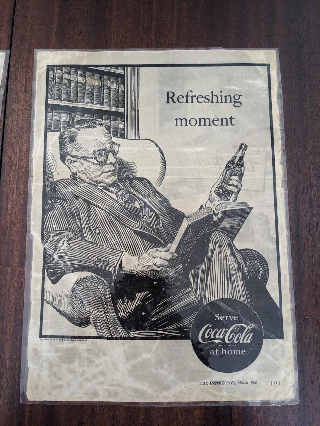 Vintage 1940s Coca-cola Magazine Newspaper Advertisements Ephemera - Etsy