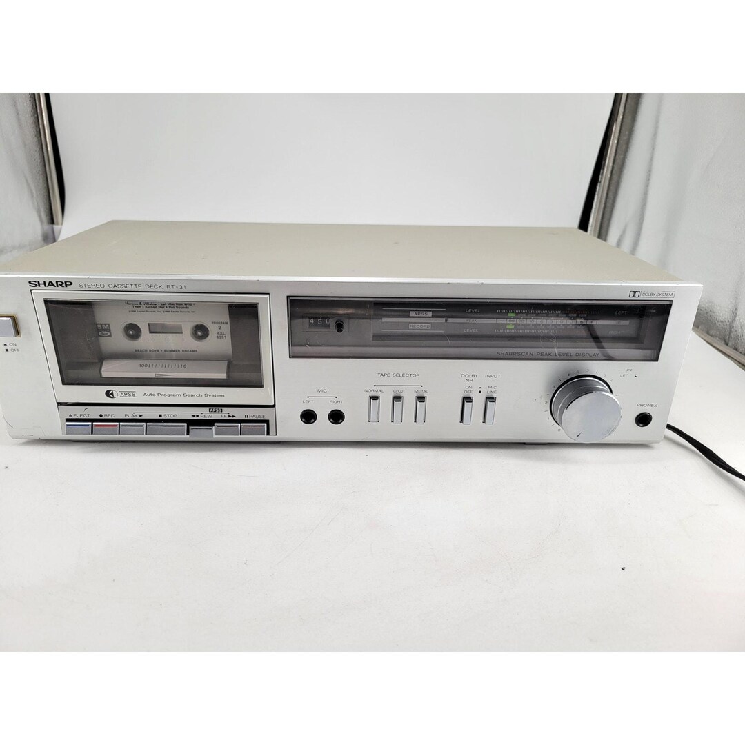 Vintage Sharp Cassette Deck Model RT-31 - FULL SERVICING - 1 Exception ...
