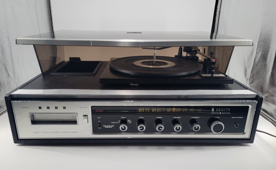 RARE 1974 Zenith Allegro Sound System With V-M Turntable and 8-track ...