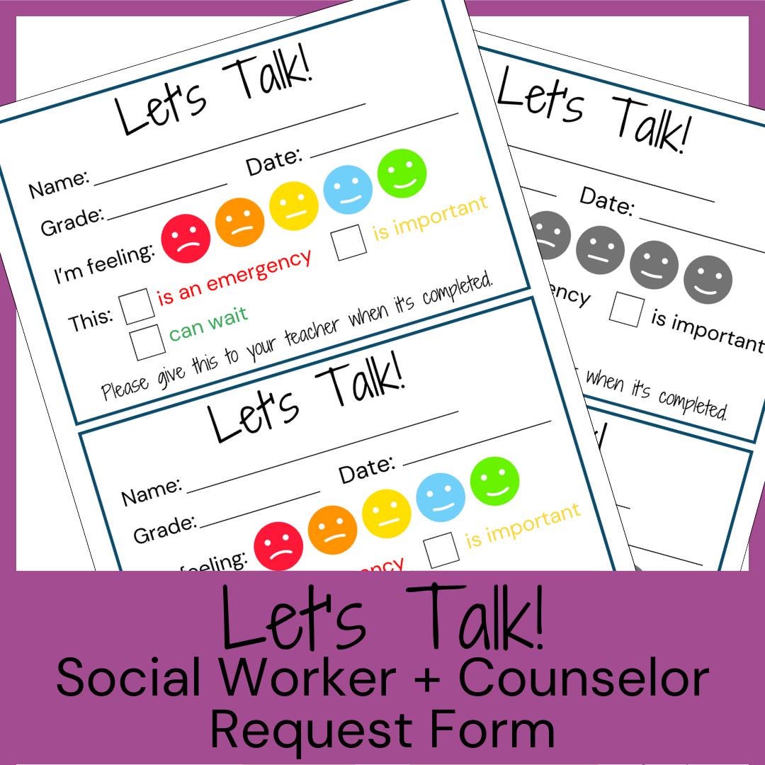 Let's Talk! | Meeting Request Form | PDF + Digital + Google Form ...