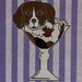 The Boozy Beagle- Hand Painted Needlepoint Canvas - Etsy