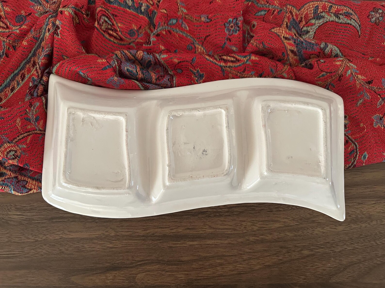 Handmade Turkish Ceramic 3-part Serving Trays – Elegant, Microwave and ...
