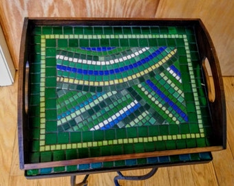 Mosaic Serving Tray | Etsy