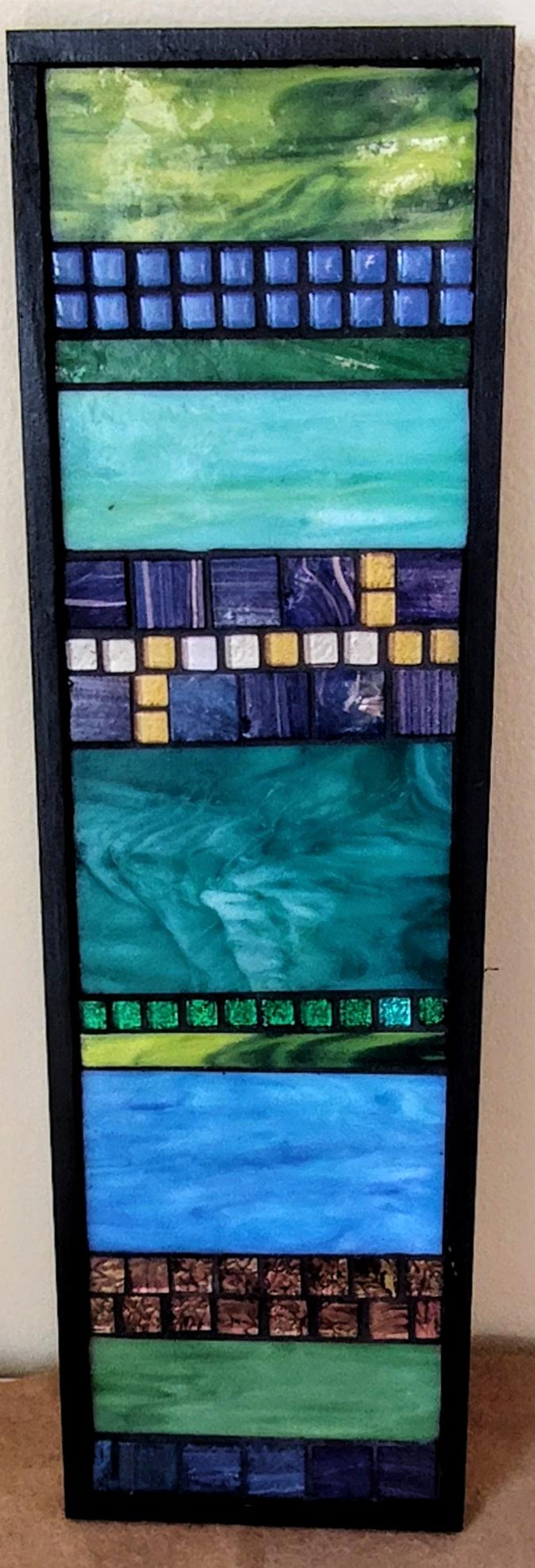 Ocean Waves Mosaic Wall Art Etsy