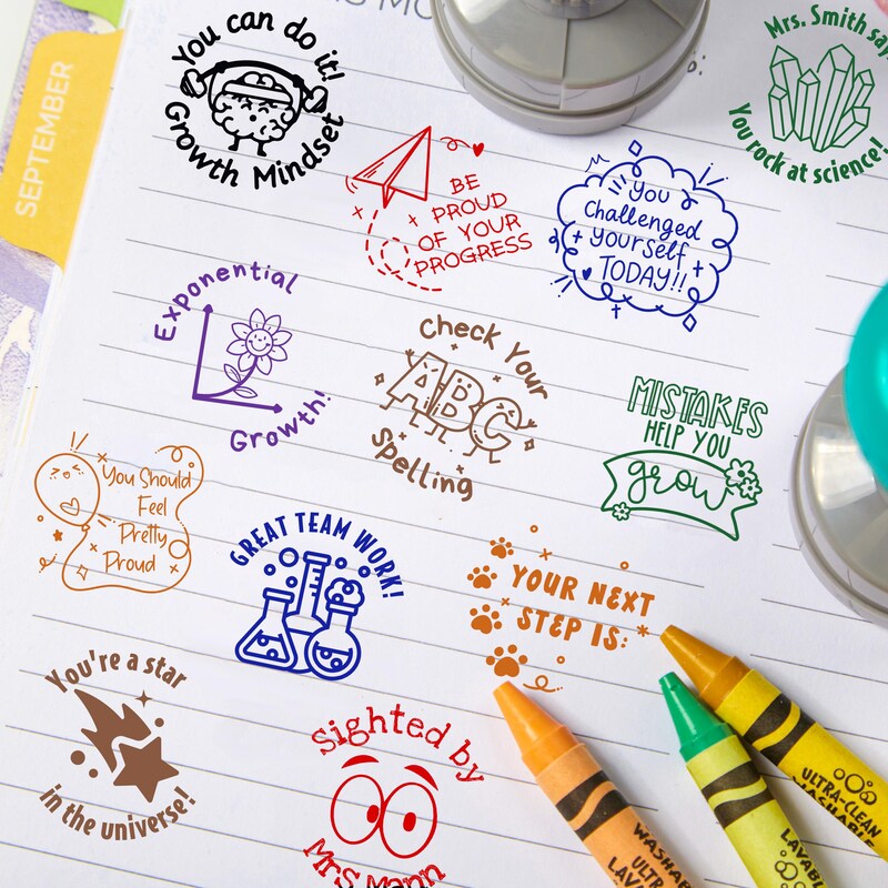 Math Stamps - Etsy