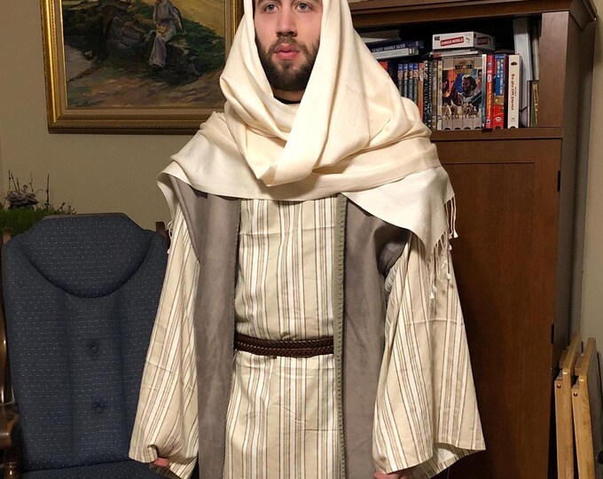 Shepherd Costume Joseph Shepherdess Bible Character Christmas Pageant ...