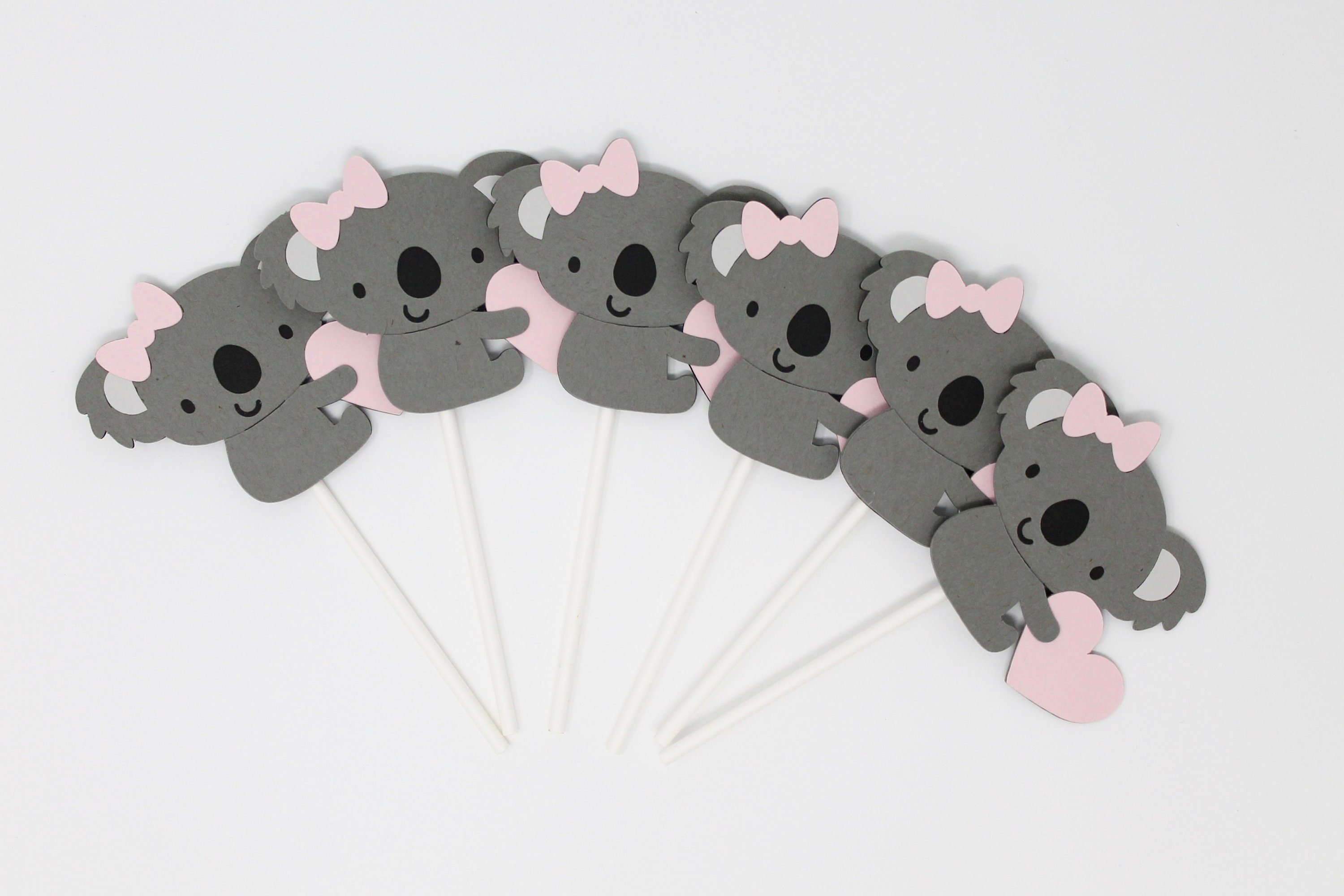 Baby Shower Koala Cupcake Toppers at Broderick Evenson blog
