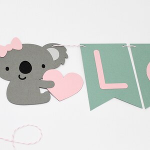 Koala Banner Custom Name Cute Koala Decoration With - Etsy