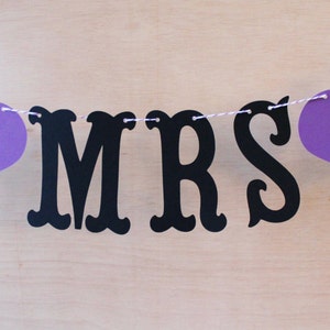 Future Mrs Banner Custom Colors Personalized With Married Name Bridal ...