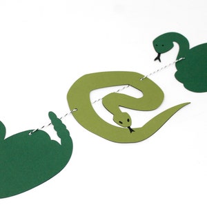 Snake Banner Snake Birthday Party Decoration Green - Etsy Canada