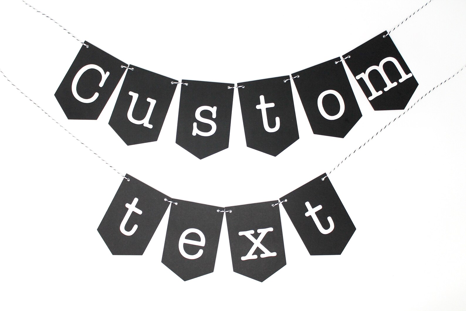 Custom Banner Typewriter Style Font Custom Colors Custom - Etsy