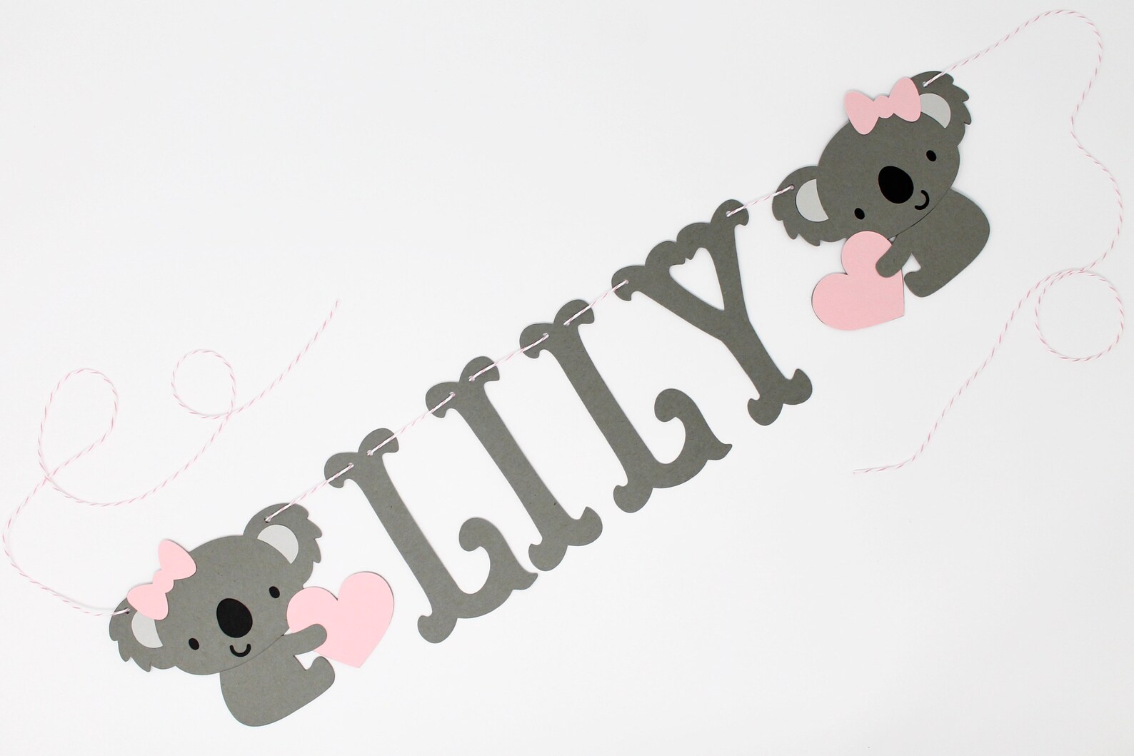 Koala Banner Custom Name Cute Koala Decoration Photo | Etsy