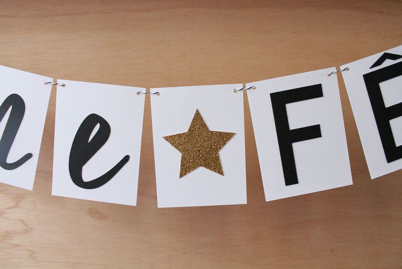 Bonne Fete or Bon Anniversaire Banner French Happy Birthday - Etsy Canada