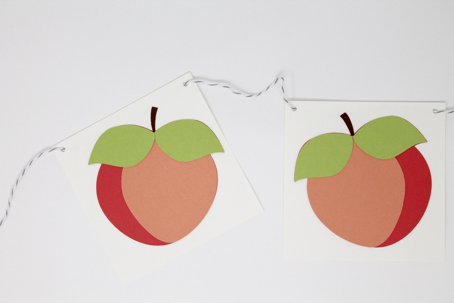 Peach Banner Custom Text or Name Peach Baby Shower or - Etsy