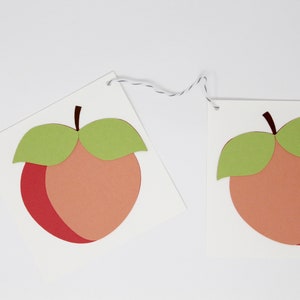 Peach Banner Custom Text or Name Peach Baby Shower or Birthday Party ...