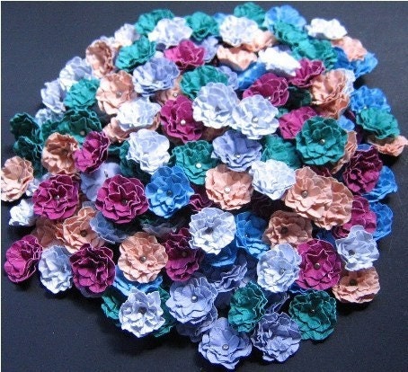 Handmade Paper Flowers Wedding in Your Choice of Colors-100 1 | Etsy