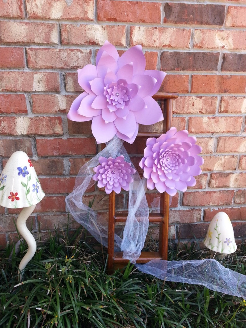 Weddings Large Handmade Paper Flowers in the Colors of Your - Etsy
