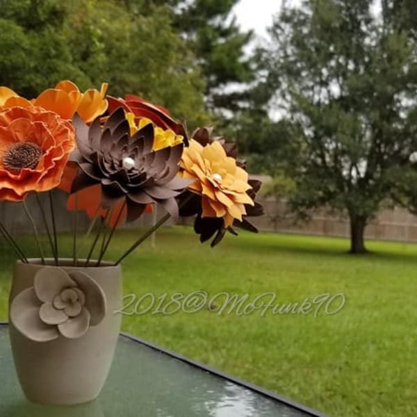 Pearl Paper Flowers - Etsy