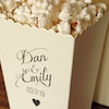 Midnight Snack Wedding Favor Box Popcorn Bar Mini Popcorn Box Popcorn ...