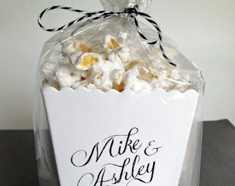 Wedding Popcorn Bar | Etsy