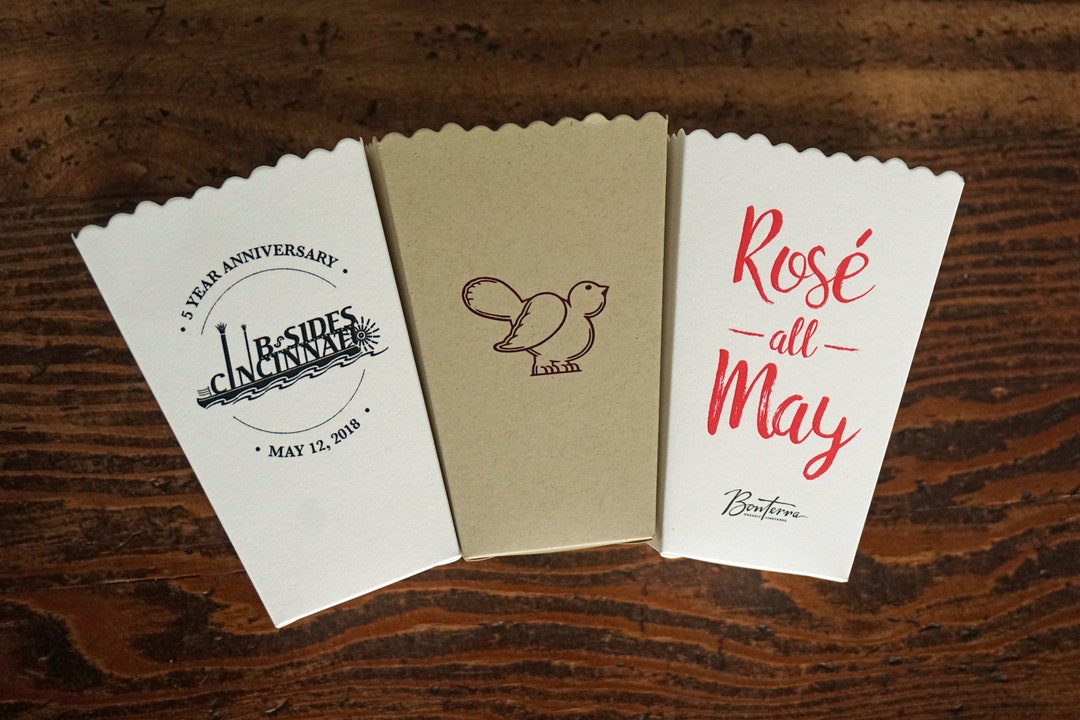 Corporate Trade Show Gift Box - Mini Popcorn Favor Boxes - Custom ...