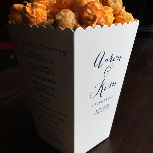 Wedding Program Box - Etsy