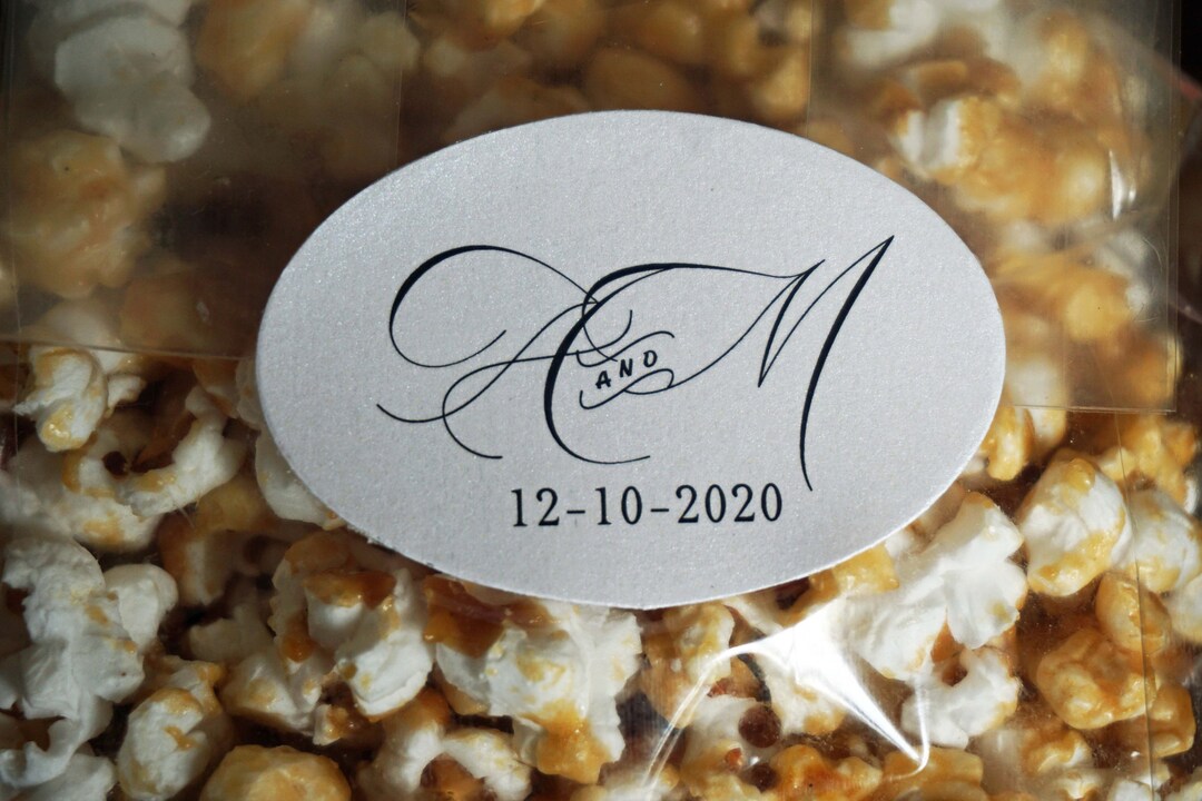 Wedding Favor Stickers - Favor Bag Labels - Custom Personalized Wedding ...