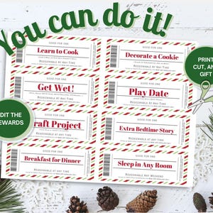 Printable Kid's Christmas Coupons – Fun Gift Ideas! Edit in Canva ...
