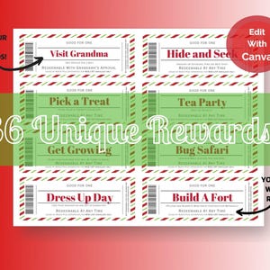 Printable Kid's Christmas Coupons – Fun Gift Ideas! Edit in Canva ...