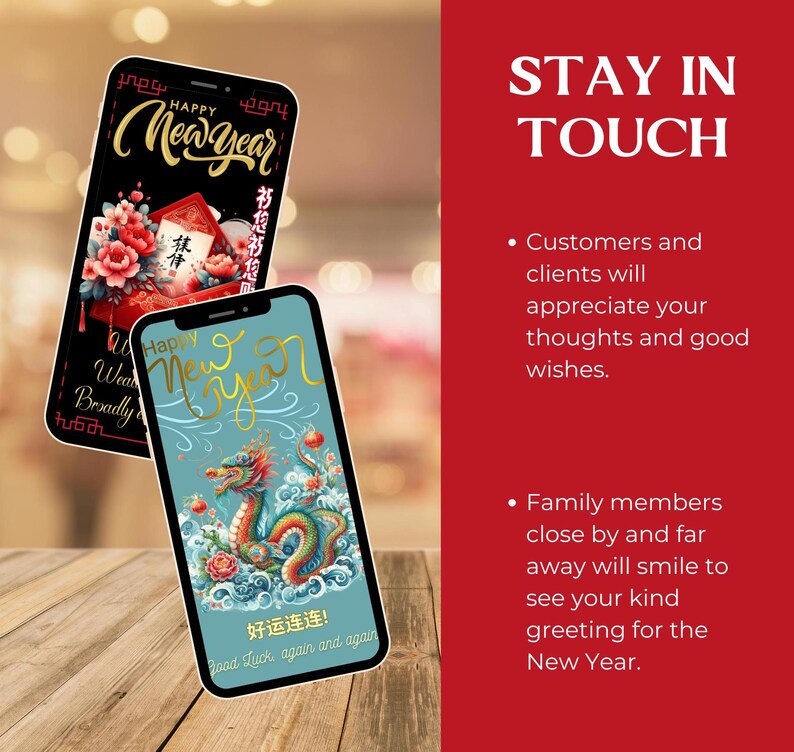 Chinese Lunar New Year 2025 Digital Ecards Bundle - Business | Friends ...