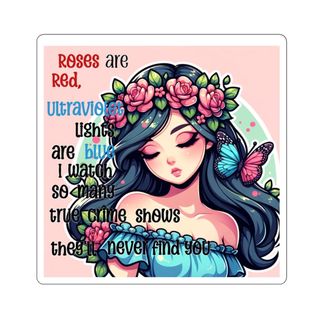 Funny Sticker, for Women, True Crime - Etsy