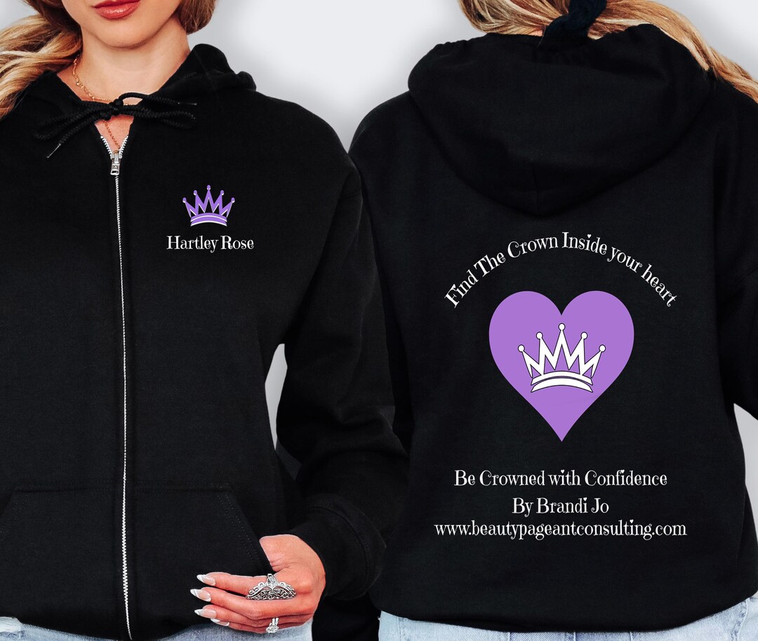 Crowned With Confidence by Brandi Jo, Pageant Zip up Jacket, Find the ...