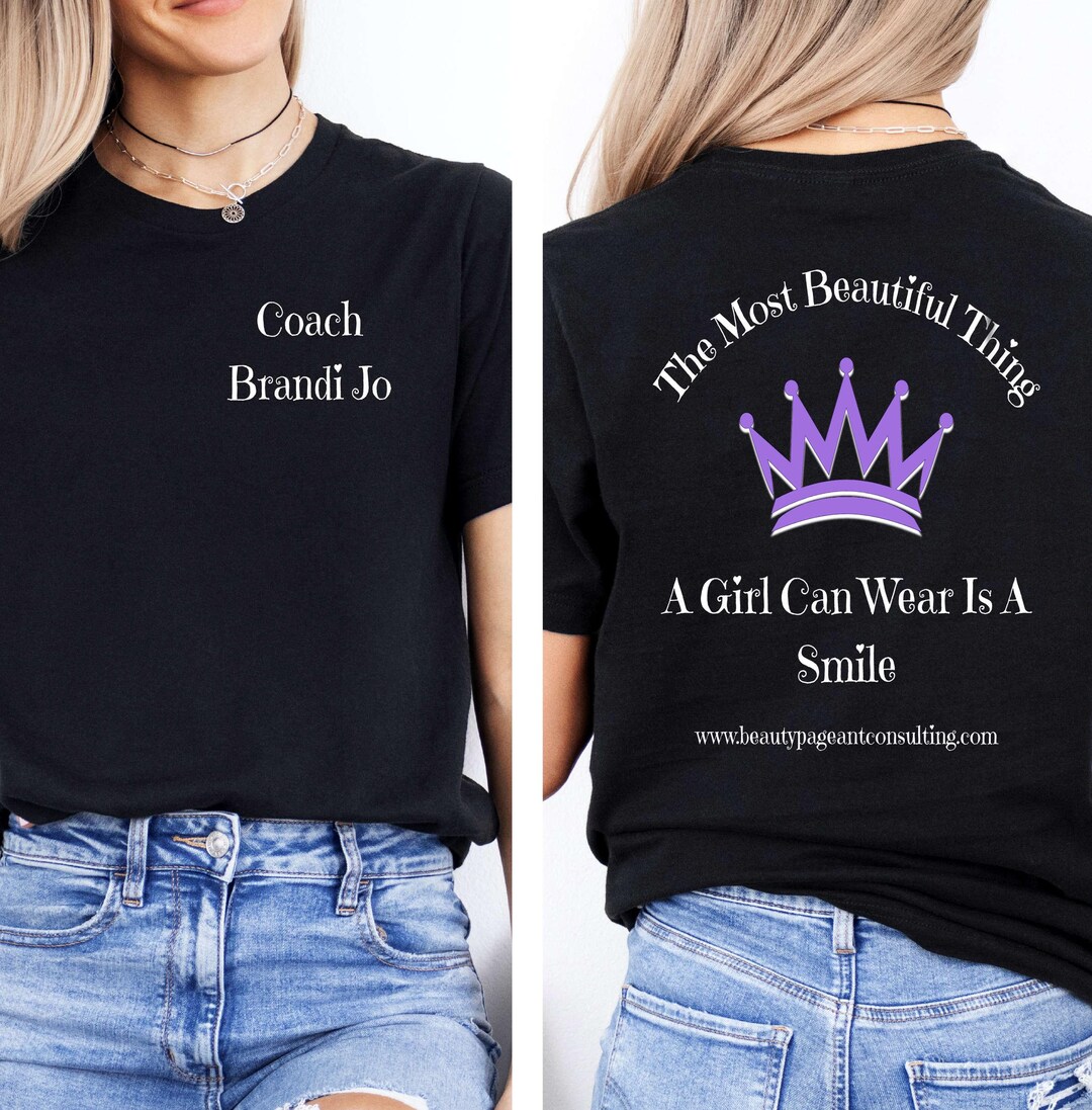 Brandi Jo Merch: Be Crowned With Confidence | Pageant T Shirt | - Etsy