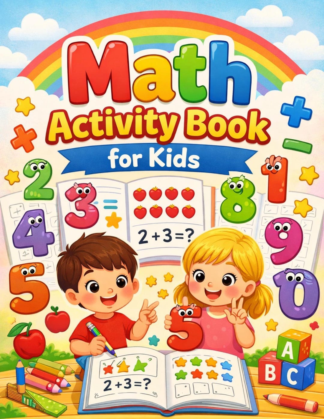 Math Activity Book for Kids | Printable Math Worksheets PDF ...