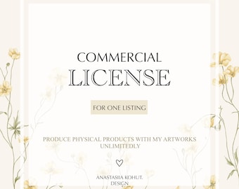 Extended Commercial License Fee - Etsy