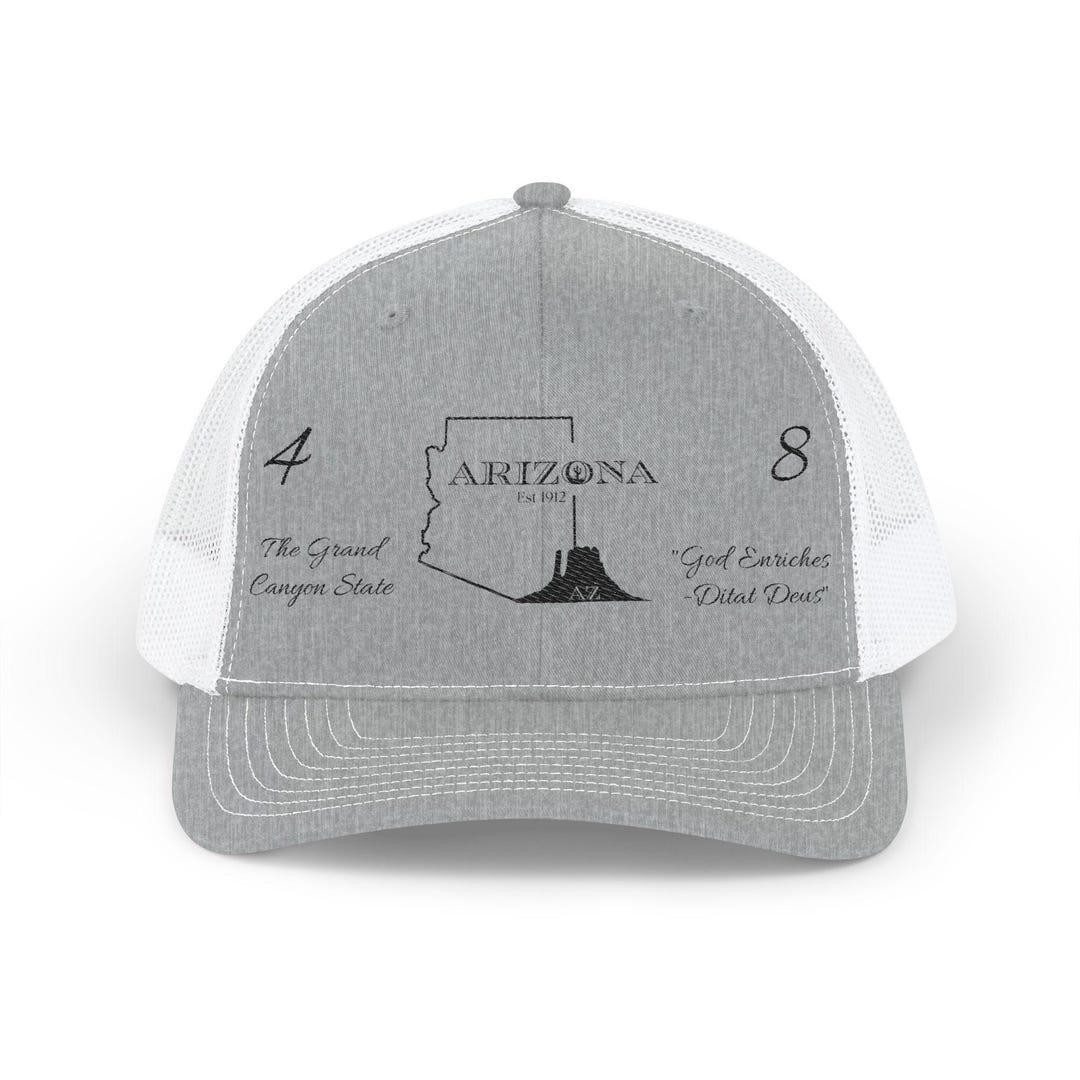 Arizona 48th State Snapback Cap for All Occasions, USA Embroidered ...