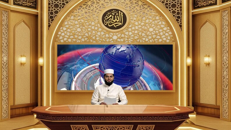 Professional Virtual Studio Set for Vmix, Talk Show & News Set -0007 - Etsy