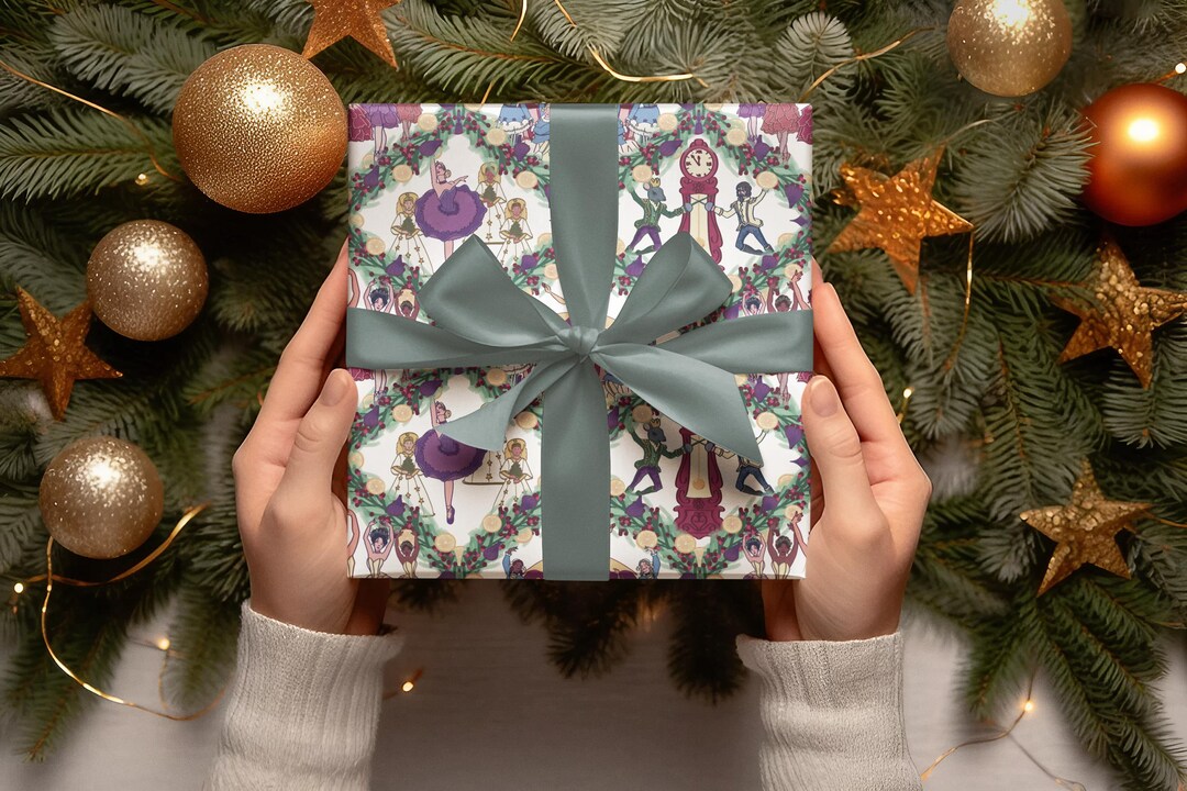 Nutcracker Ballet Wrapping Paper | Story Scene Gift Wrap - Etsy
