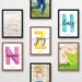 Personalized Name Art - Watercolor Initial & Name Print | Custom Baby ...