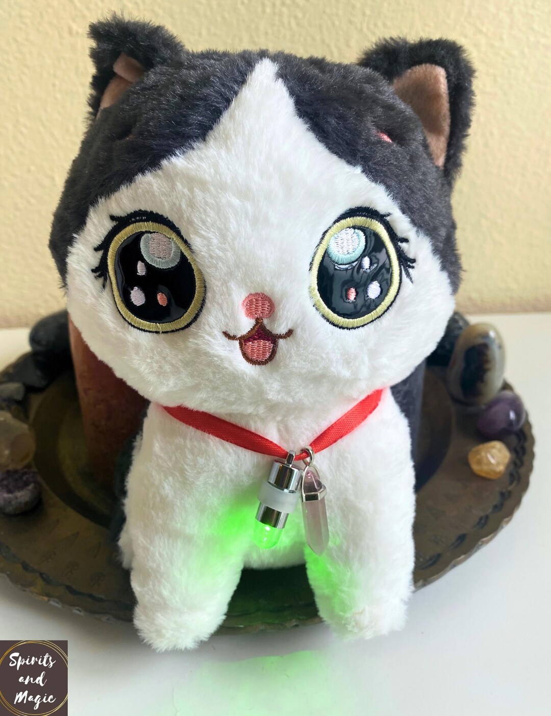 Cosmo the Haunted Night Cat Plushie – Creepy Cute Ghost Spirit Toy ...