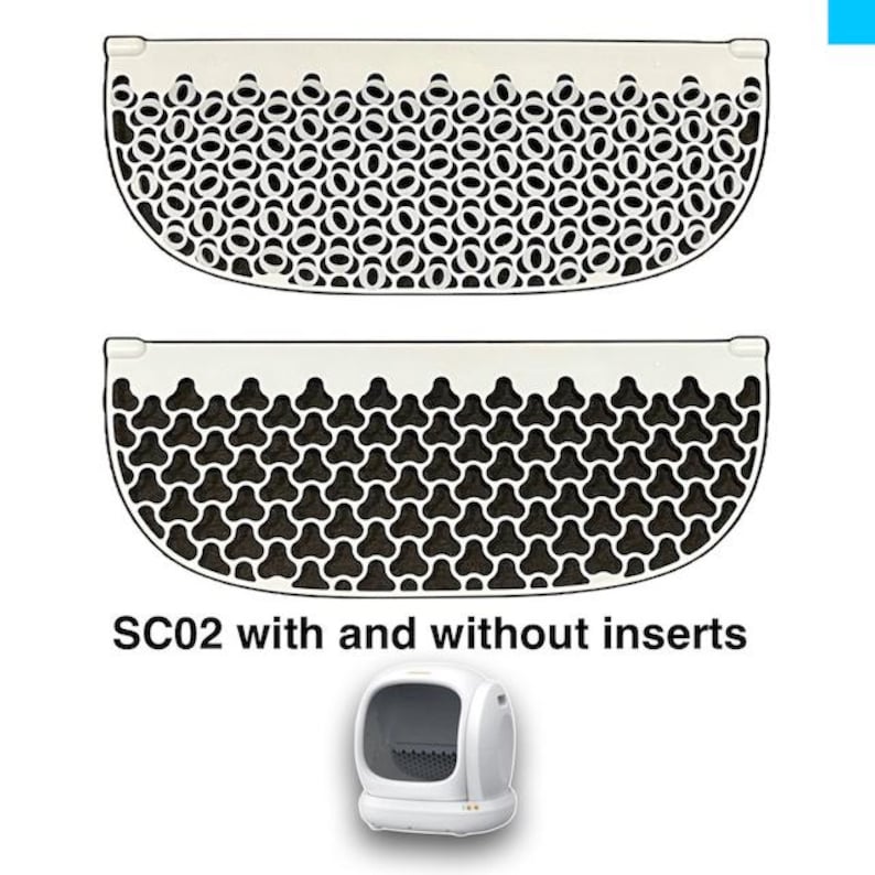 Inserts for Meowant Self Cleaning Litter Box Screen (SC01 or SC02) | to Sift Small Clumps | Read ...