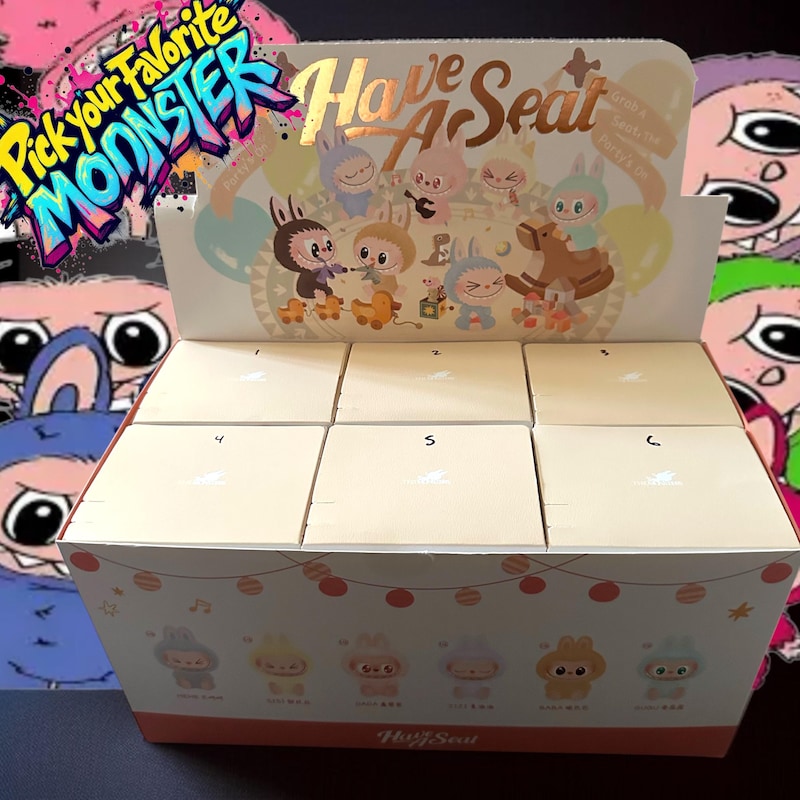 Labubu Boxes Png - Etsy