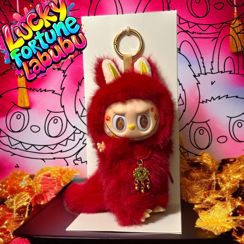 Pink Labubu Doll - Etsy