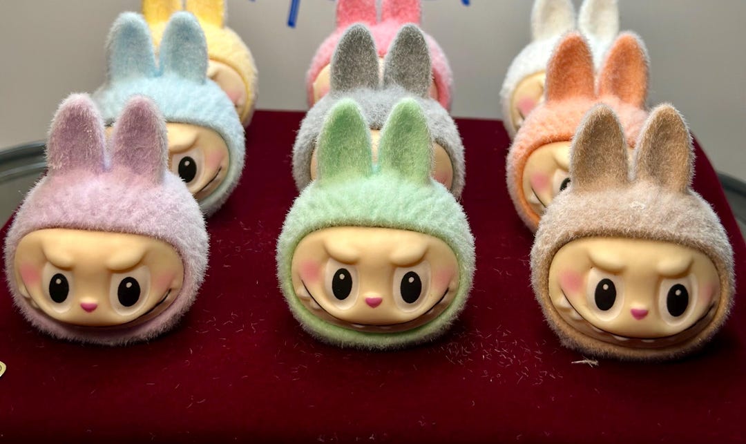 Fuzzy Monster Keychains - Etsy